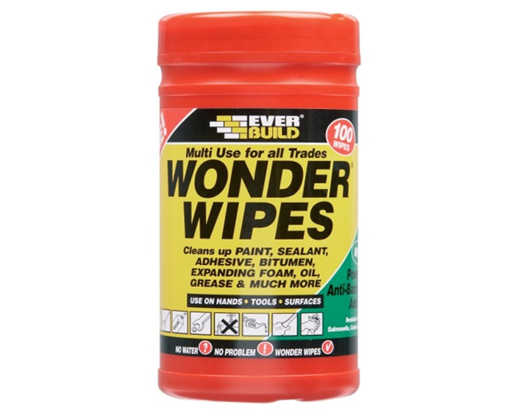 Everbuild Wonder Wipe Multi-Use 100 Wipes | Handle Trade Ltd