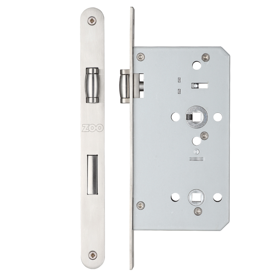 Vier Din - Lift to Lock 60mm Backset with Radius forend ZDL7260RLLSS